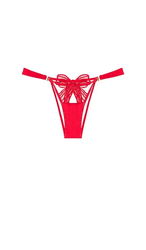Bluebella Annabel Open-back Brief - Red