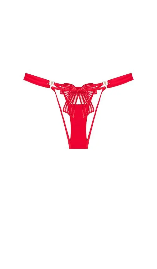 Bluebella Annabel Open-back Brief - Red