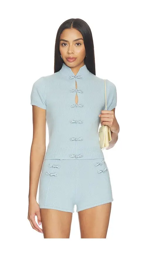 SAU LEE Mountain Cashmere Top