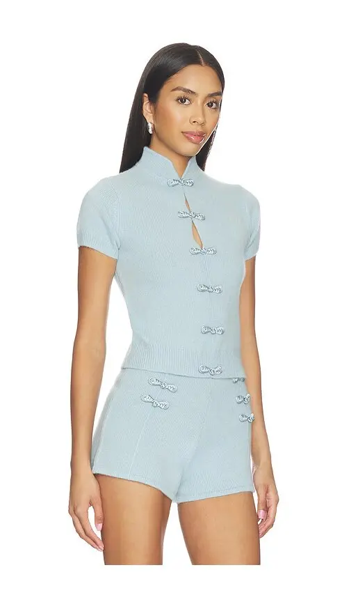 SAU LEE Mountain Cashmere Top