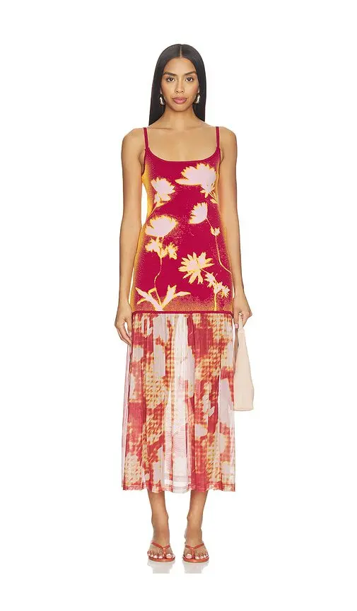 Ph5 Floral Print Tank Dress