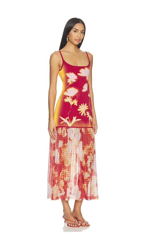 Ph5 Floral Print Tank Dress