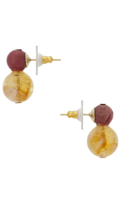 JENNIFER BEHR Cara Earrings - Citrine Multi