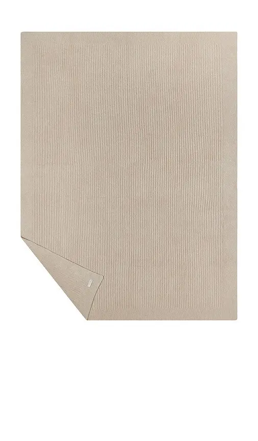 Barefoot Dreams Cozychic Lite Ribbed Throw In Taupe - Stone