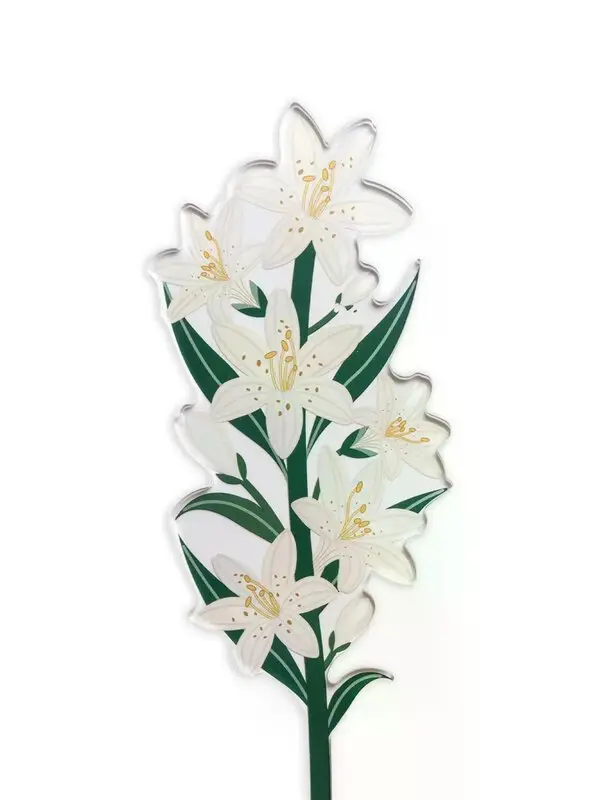 VESTA Pensami Flower Ornament Set - Green