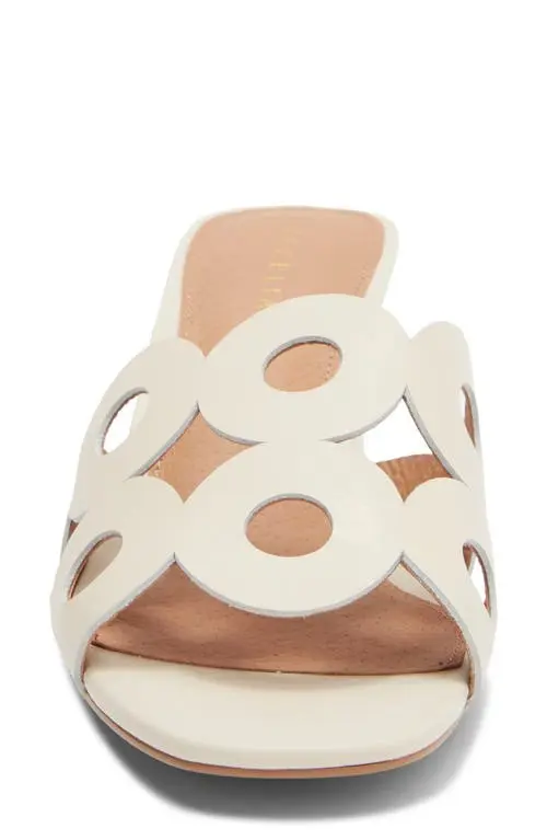CECILIA NEW YORK Belmont Cutout Slide Sandal - Bone