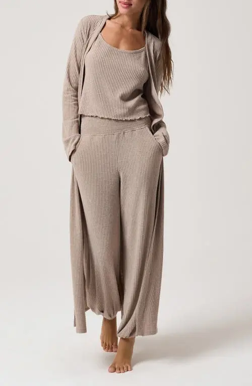 Spiritual Gangster Vida Rib Duster - Heather Oat