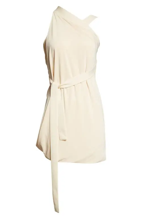 LEMAIRE Draped Crepe Jersey Wrap Skirt - Cream