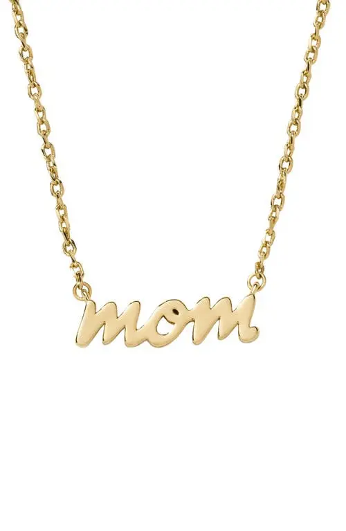 Kate Spade New York Dear Mom Pendant Necklace - Gold