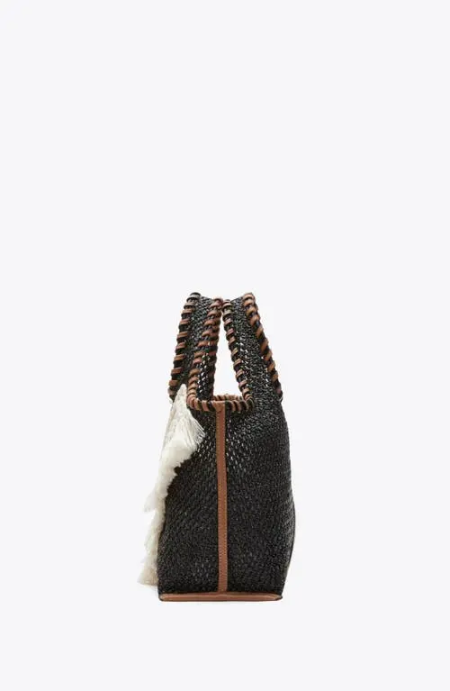 3.1 Phillip Lim Raffia Fringe Mini Market Tote
