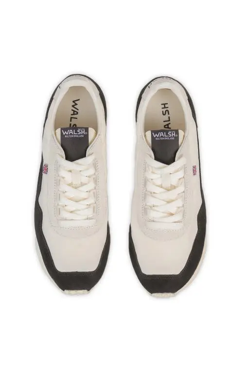 NORMAN WALSH Walsh Ensign Lite Lace Up Sneakers - Beige/dark Grey