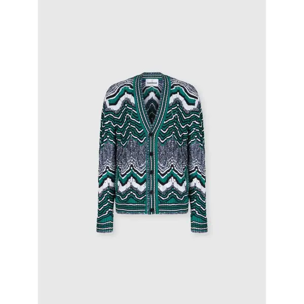Missoni Striped Cotton-blend Cardigan - Multicoloured