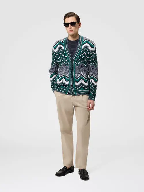 Missoni Striped Cotton-blend Cardigan