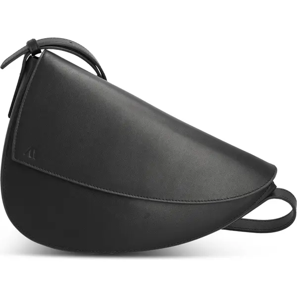 KAAI Rebel Leather Crossbody Bag - Black