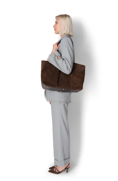 KAAI Horizon Leather Tote Bag - Espresso