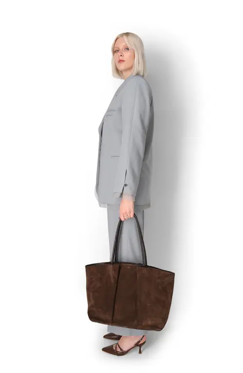 KAAI Horizon Leather Tote Bag - Espresso