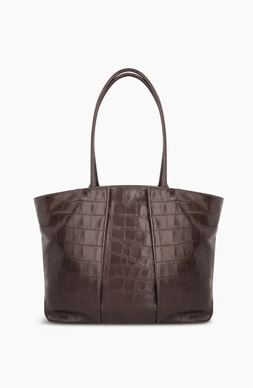 KAAI Horizon Leather Tote Bag - Espresso