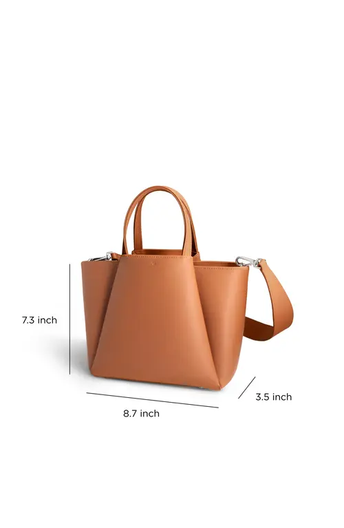 KAAI Mini Pyramid Leather Crossbody Bag