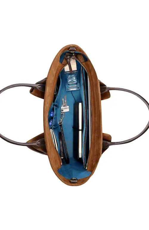 KAAI Mini Horizon Leather Crossbody Bag - Cognac