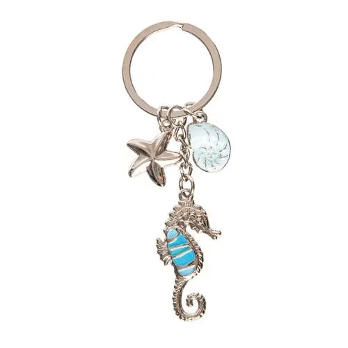 BEACHCOMBERS Seahorse Keychain