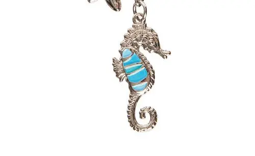 BEACHCOMBERS Seahorse Keychain