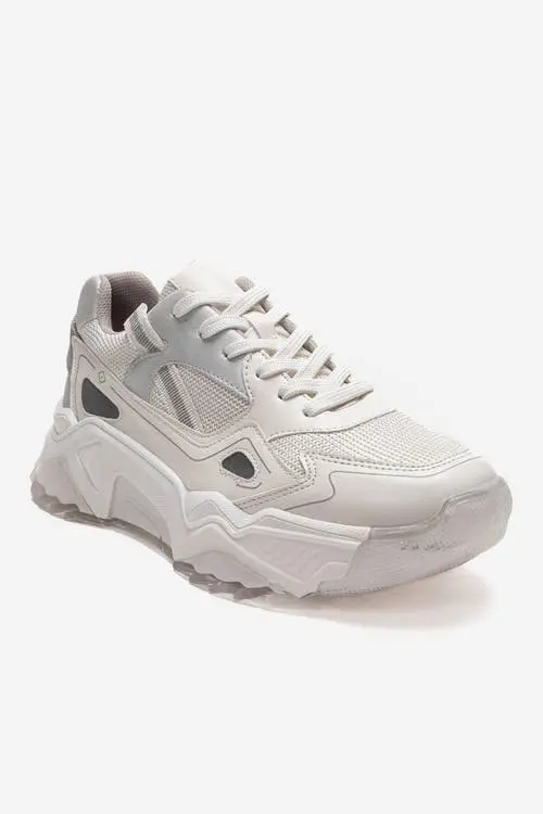 PROLOGUE SHOES Pleur Fashion Sneaker - White