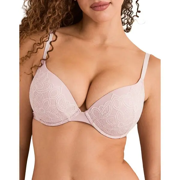 ADORE ME Dara Add 2 Cups Plunge Bra - Light Pink