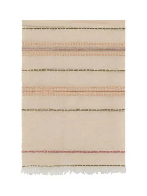 Gerard Darel Dana Striped Scarf - Beige