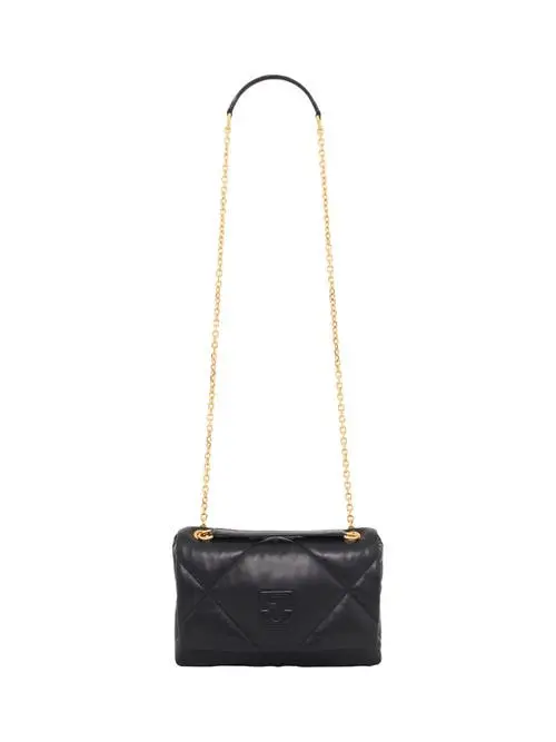Gerard Darel Fanny Quilted Lambskin Crossbody Bag - Black