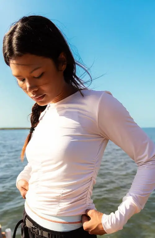 NANI Ruched Sun Shirt - Vanilla