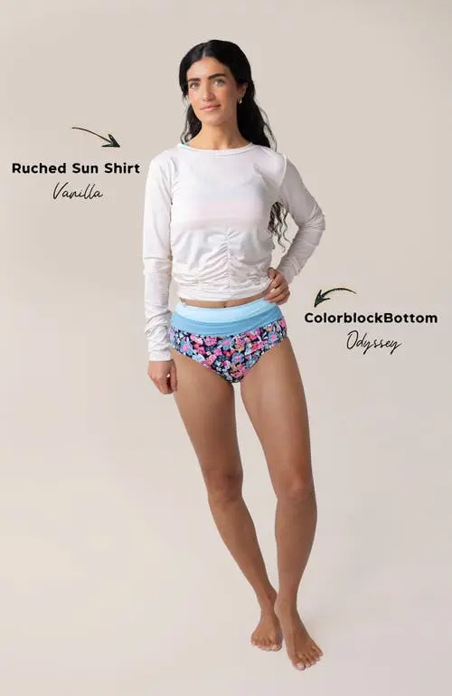 NANI Ruched Sun Shirt - Vanilla