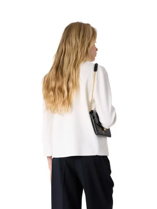 Gerard Darel Lynaya 3/4 Sleeve Open Front Cardigan - White