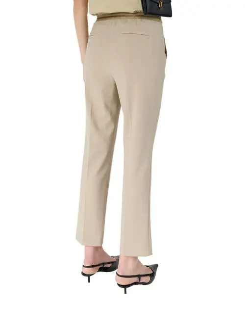 Gerard Darel Alya Tailored Mid Rise Trousers - Beige