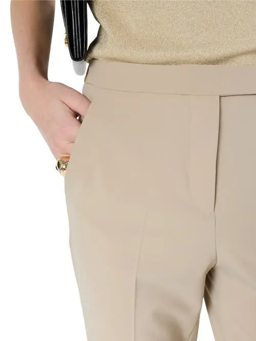 Gerard Darel Alya Tailored Mid Rise Trousers - Beige