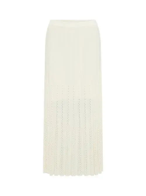 Gerard Darel Jocelyna Ribbed Knit Midi Skirt