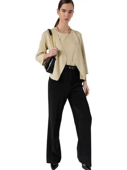 Gerard Darel Lavina Open Front Cardigan - Mustard