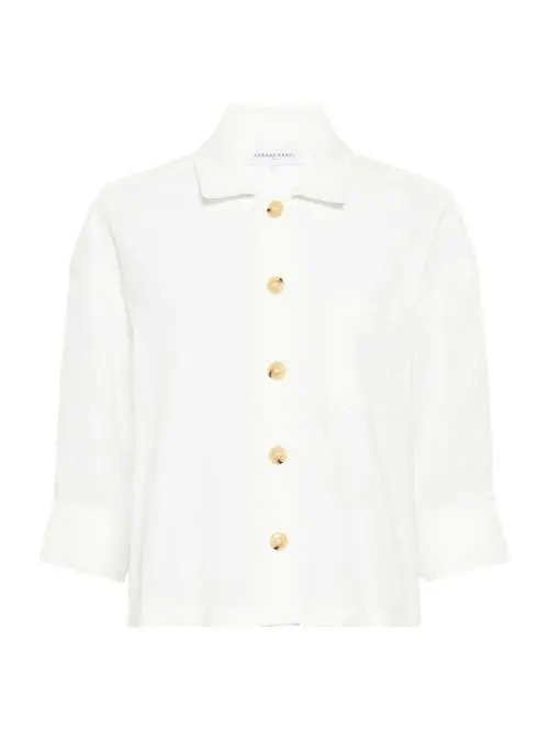 Gerard Darel Tenya Tailored Cropped Boxy Jacket