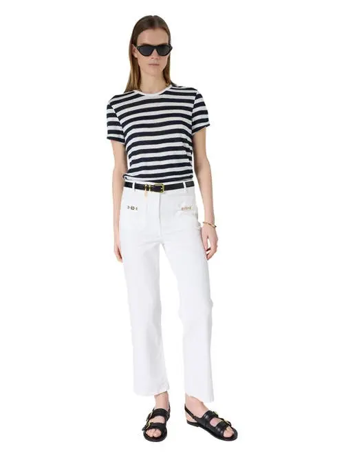 Gerard Darel Mellina Striped T-shirt - Navy Blue