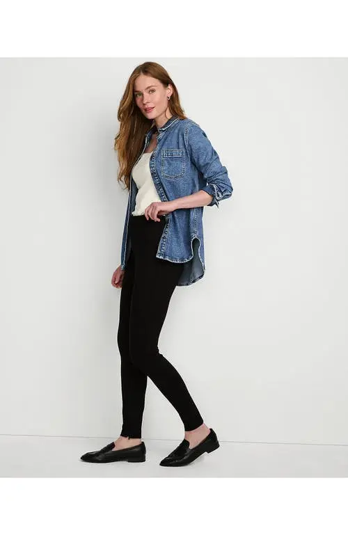 LANDS' END High Rise Ponte Polished Leggings