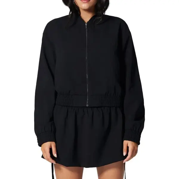 Kiki De Montparnasse Suiting Bomber Jacket - Black