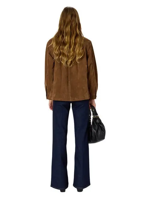 Gerard Darel Nomelie Suede Jacket - Straw