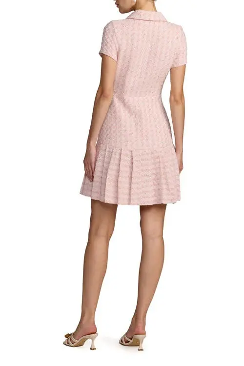 Mac Duggal Bouclé Mini Dress