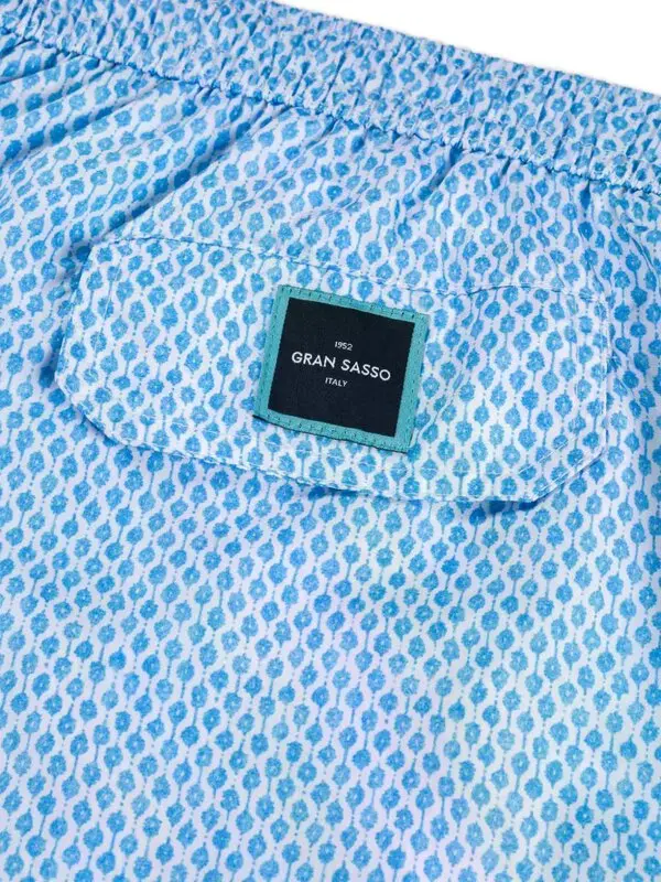 GRAN SASSO Patterned Swim Shorts