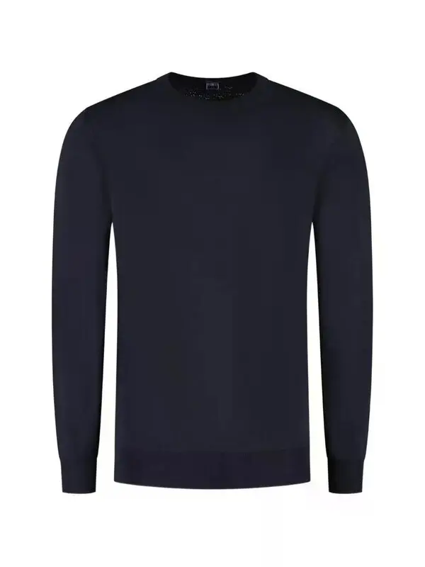 Fedeli Crew-neck Sweater - Blue