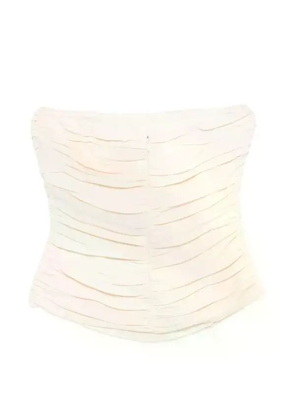 HERSKIND Ringo Ruched Top - Neutrals
