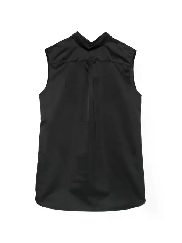N°21 Sleeveless Blouse - Black