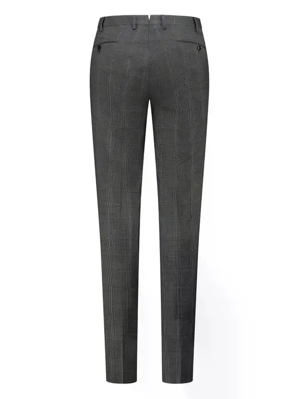 PT TORINO Check-pattern Trousers - Grey