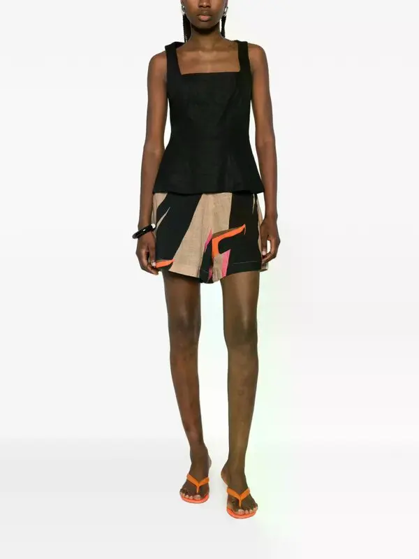 OSKLEN Abstract Print Shorts
