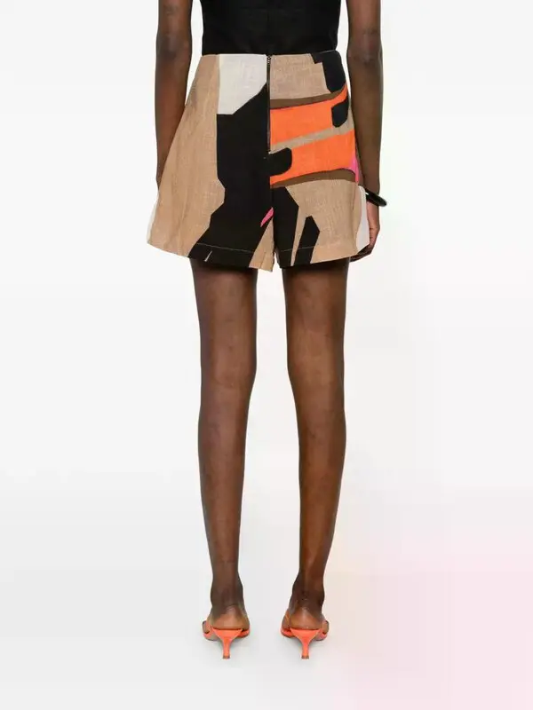 OSKLEN Abstract Print Shorts