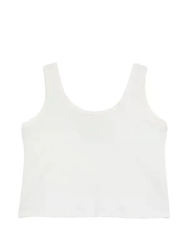 OSKLEN Scoop-neck Sleeveless Top - White